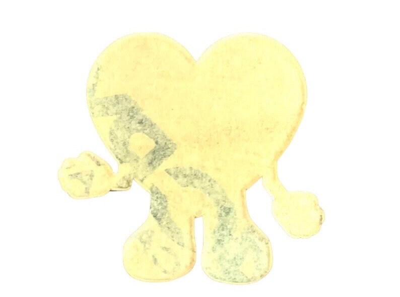 Bad Bunny Heart Keychain, Bad Bunny, Acrylic Blank, Sad Heart, Acrylic ...