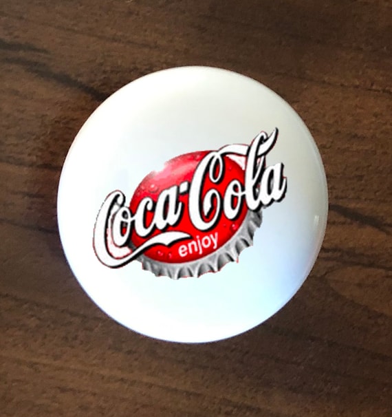 Coke COLA Cap Home Decor Ceramic Knob Kitchen Cabinet Door or | Etsy