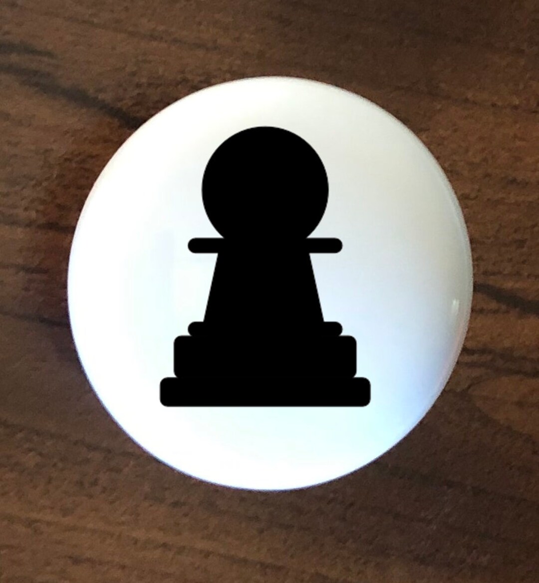 Chess Piece Pawn Home Decor Ceramic Knob Kitchen Cabinet Door or Drawer ...