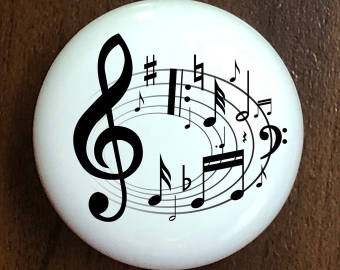 Music Note Drawer Pulls - Etsy