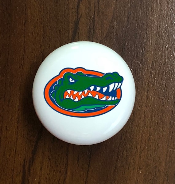 Florida Gators home decor ceramic knob kitchen cabinet door or | Etsy