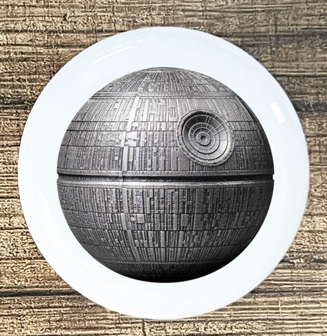 Star Wars Death Star Ceramic Knob, Kitchen Cabinet Hardware - Etsy