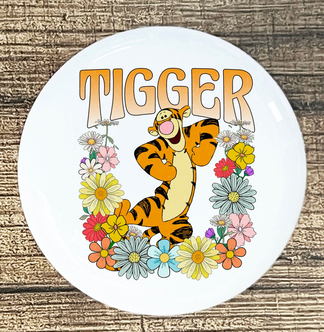 Tigger Custom White Knob Ceramic Kitchen Cabinet or Drawer Pull - Etsy