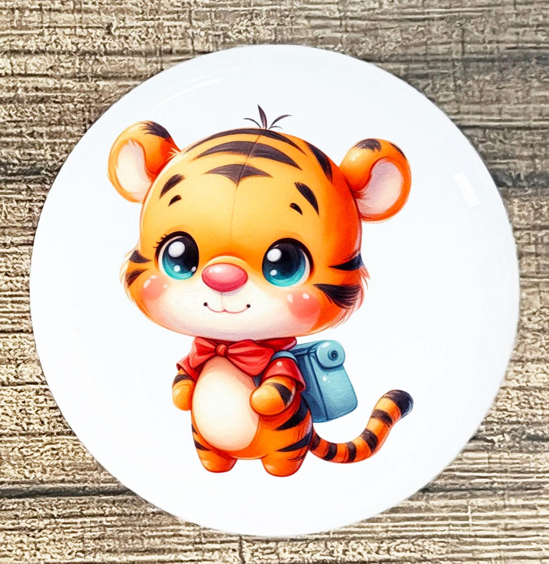 Baby Tigger Ceramic Knob: Drawer or Cabinet Pull - Etsy