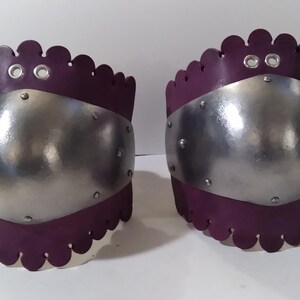 Reserved*****hand Forged 16GA Lion Head Embossed Tudor Rose Elbow Cops ...