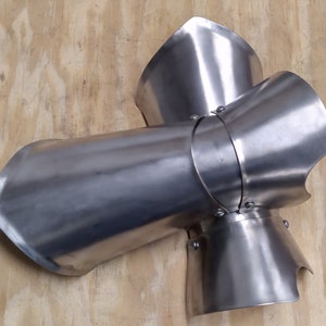 SCA Long Cuff Demi Gauntlets 16ga 18ga Gauge Armour Half Gaunt Armor ...