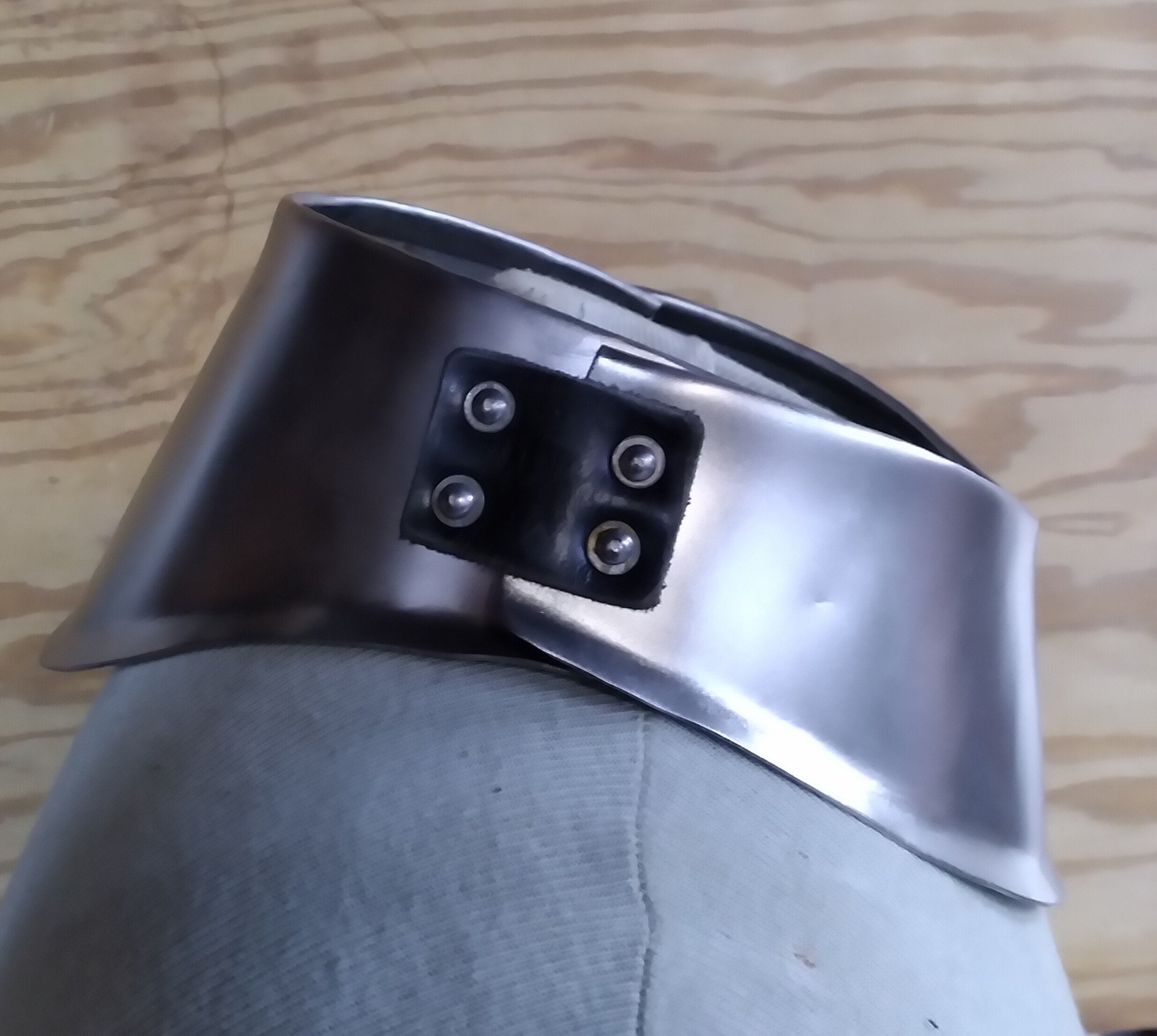 Gorget Neck Guard SCA Larp Armour 16ga Gauge Stainless Steel - Etsy