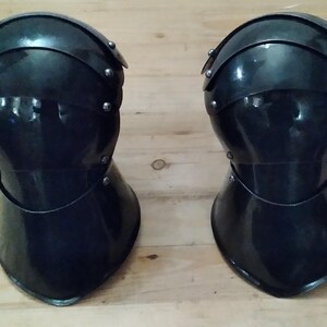 SCA Clamshell Gauntlets Articulated Mitten Hand Hema Armour 16ga Mild ...