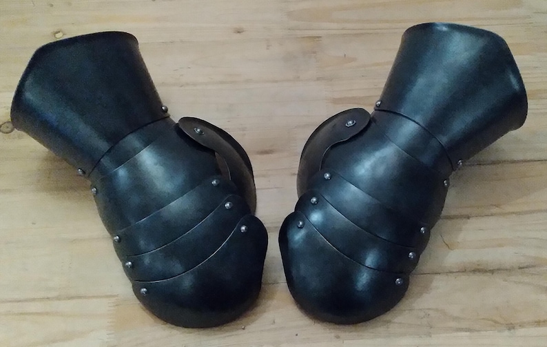 SCA Clamshell Gauntlets Articulated Mitten Hand Hema Armour 16ga Mild ...