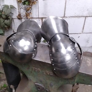 SCA Clamshell Gauntlets Articulated Mitten Hand Hema Armour 16ga Mild ...