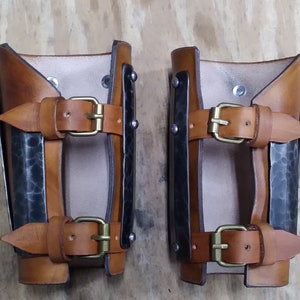 Splinted Vambraces Bracer Arm Armour Harness Gauntlet SCA Hema Larp ...