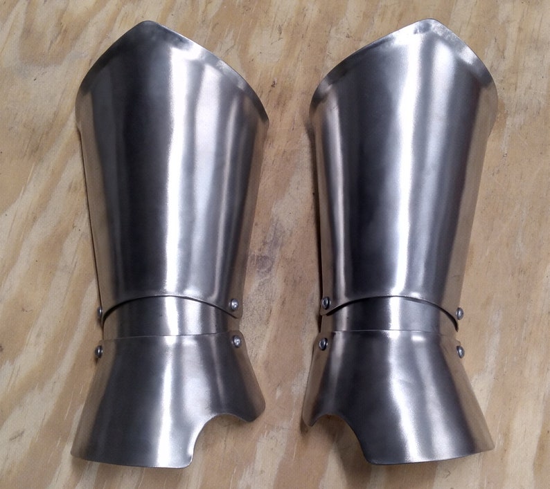 SCA Long Cuff Demi Gauntlets 16ga 18ga Gauge Armour Half Gaunt - Etsy