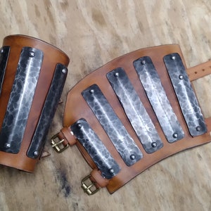 Splinted Vambraces Bracer Arm Armour Harness Gauntlet SCA Hema Larp ...