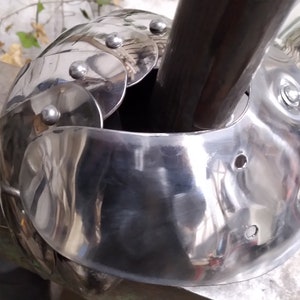 SCA Clamshell Gauntlets Articulated Mitten Hand Hema Armour 16ga Mild ...