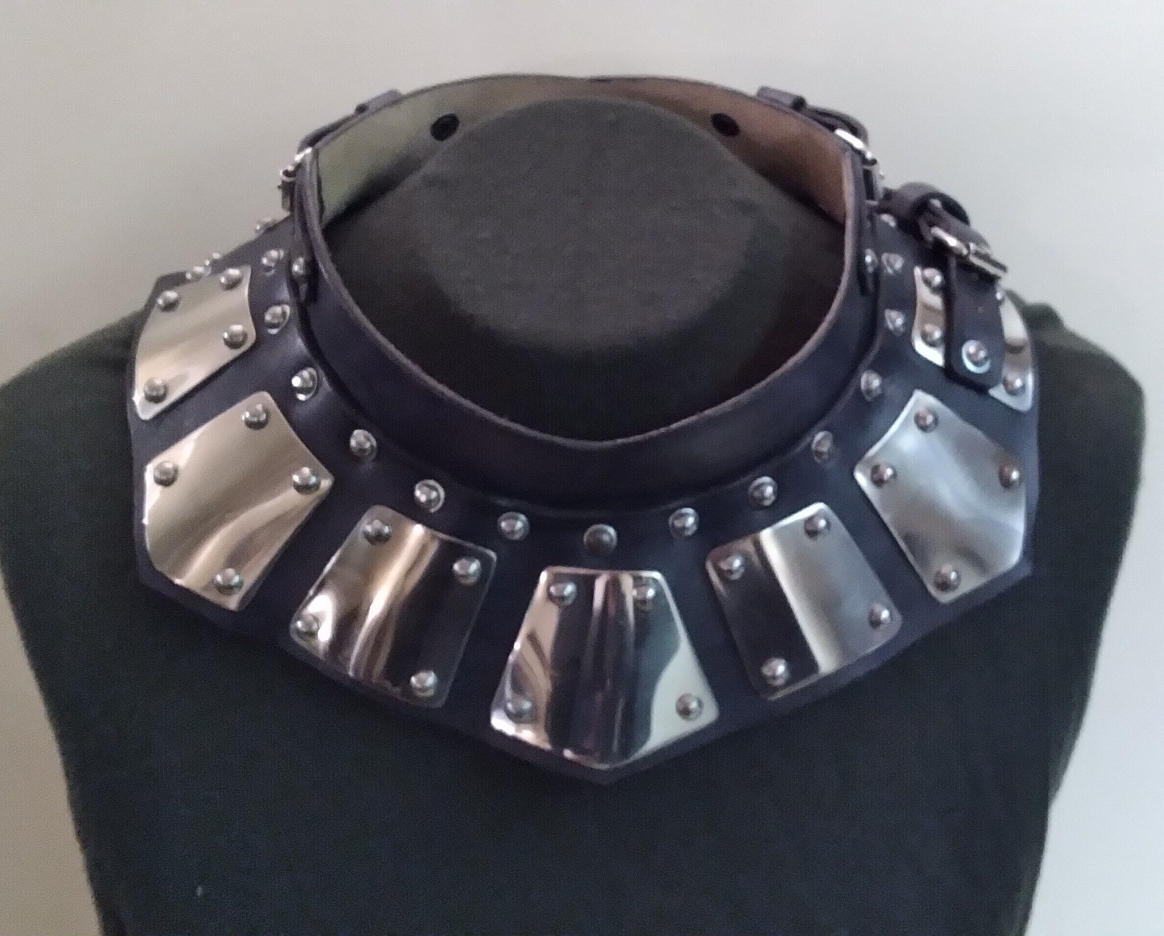Gorget Neck Guard SCA Larp Armour 18ga Gauge Mild or 16ga Splinted ...