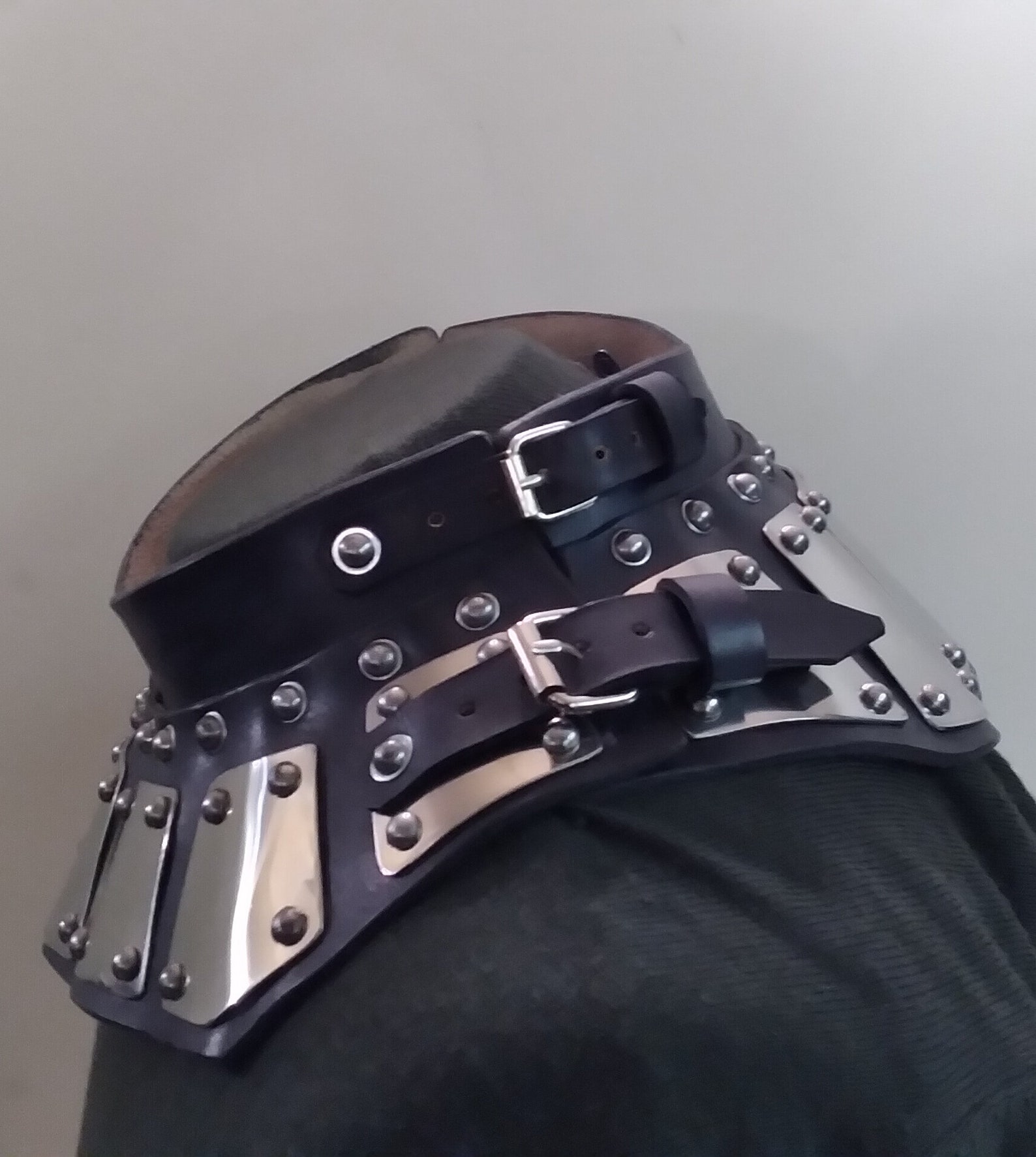 Gorget Neck Guard SCA Larp Armour 18ga Gauge Mild or 16ga Splinted ...