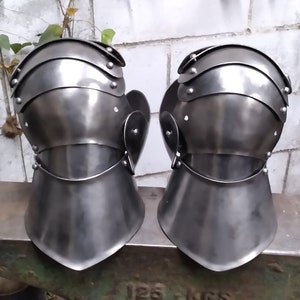 SCA Clamshell Gauntlets Articulated Mitten Hand Hema Armour 16ga Mild ...