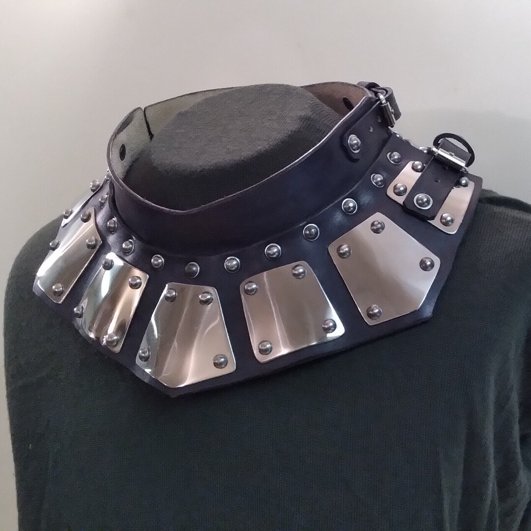 Gorget Neck Guard SCA Larp Armour 18ga Gauge Mild or 16ga Splinted ...