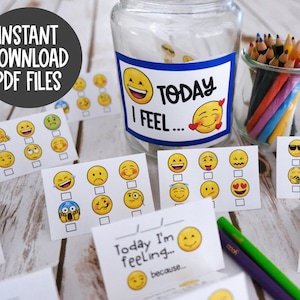 Feelings Jar, Kids Daily Reflection, Feelings Chart, Emotions Chart ...