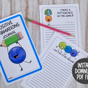 Affirmation Journal for Kids: Mindfulness & Positivity Prompts (digital ...