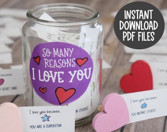 Kindness Cards Set 4: Make a Jar of Positivity With - Etsy