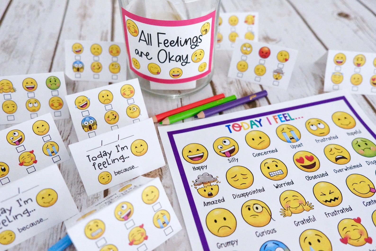 Feelings Jar, Kids Daily Reflection, Feelings Chart, Emotions Chart ...