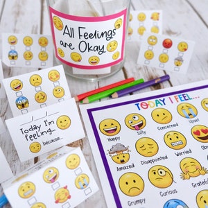 Feelings Jar, Kids Daily Reflection, Feelings Chart, Emotions Chart ...