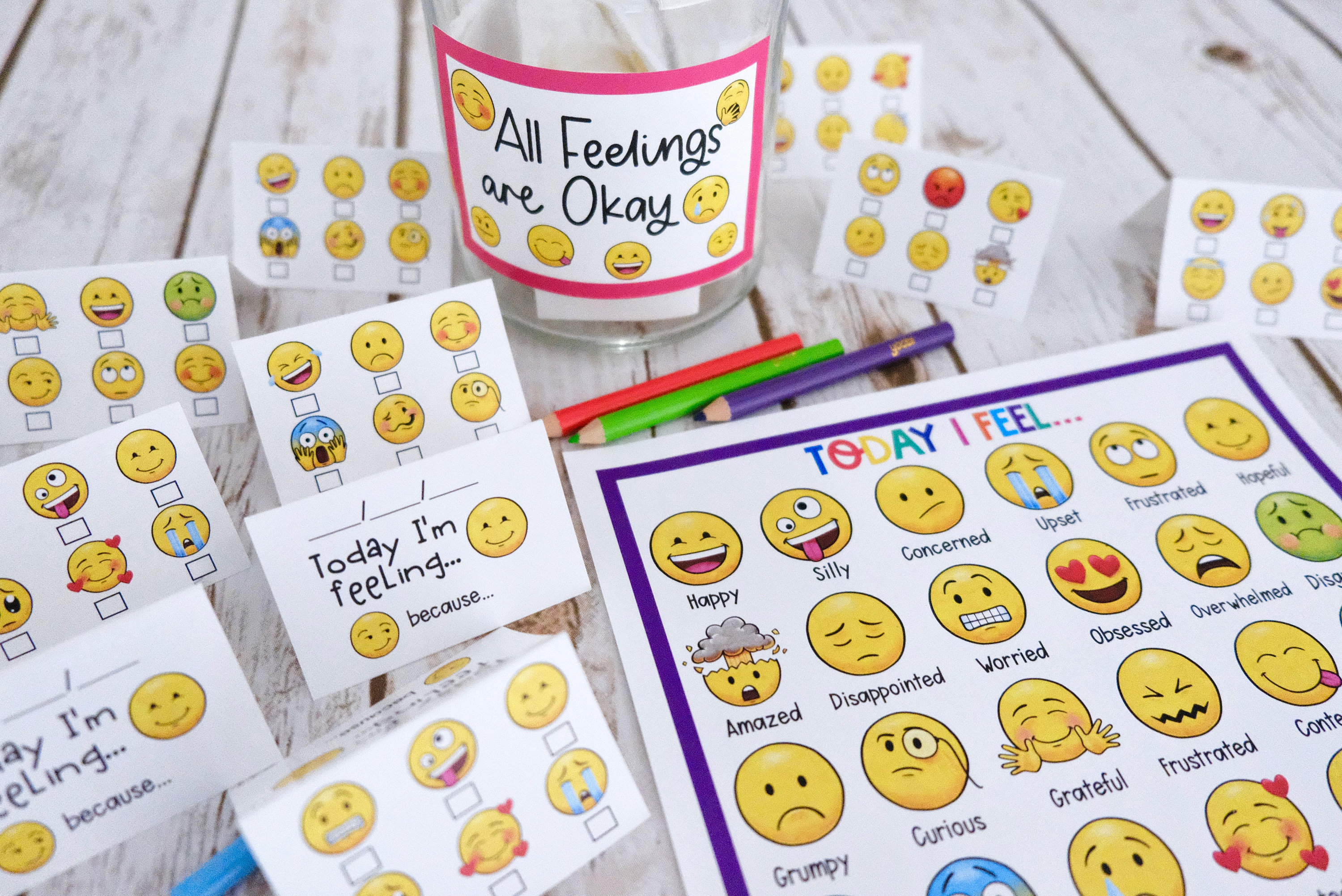 Feelings Jar, Kids Daily Reflection, Feelings Chart, Emotions Chart ...