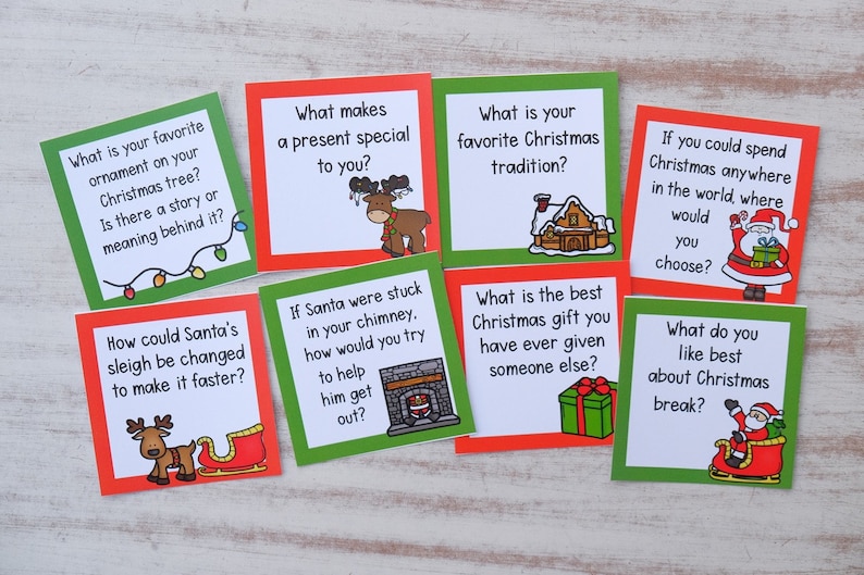 Christmas Conversation Starters for Families and Friends - Christmas ...