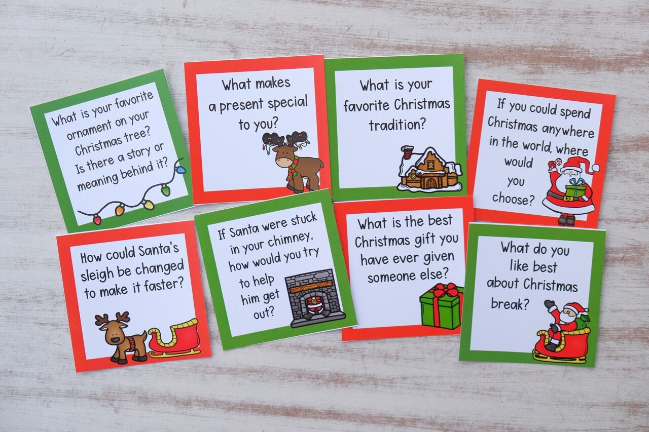 Christmas Conversation Starters for Families and Friends - Christmas ...