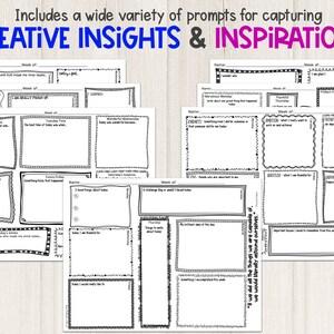 Printable Daily Guided Journal Pages for Kids - SET 1 Journal Prompts ...