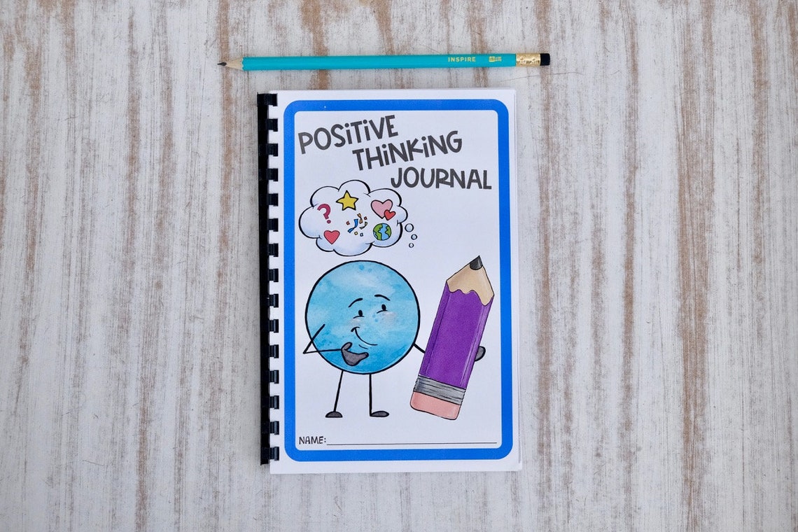 Printable Positive Thinking Journal for Kids Reflection and Mindfulness ...