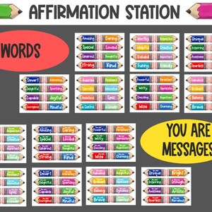 Student Affirmation Station Mirror - Classroom Decor - Student ...