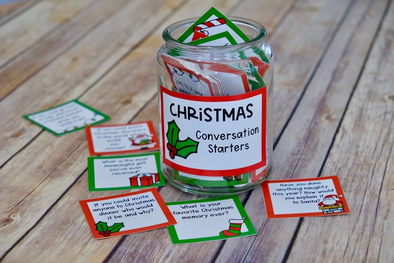 Christmas Conversation Starters for Families and Friends - Christmas ...