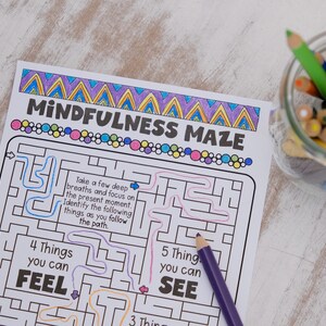 Mindfulness Mazes: Emotions & Feelings Activity (digital Download) - Etsy