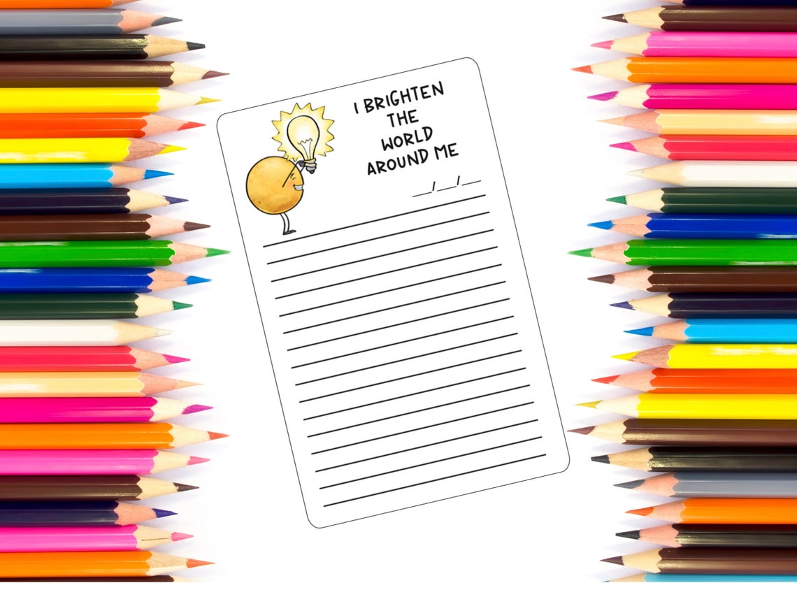 Affirmation Journal for Kids, Mindfulness and Positivity Affirmations ...