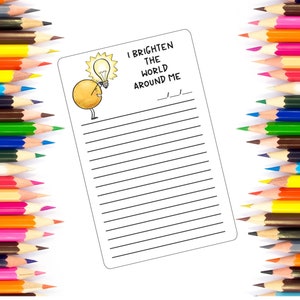 Affirmation Journal for Kids, Mindfulness and Positivity Affirmations ...