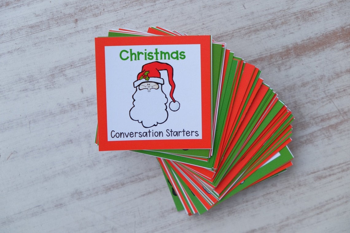 Christmas Conversation Starters for Families and Friends Christmas ...