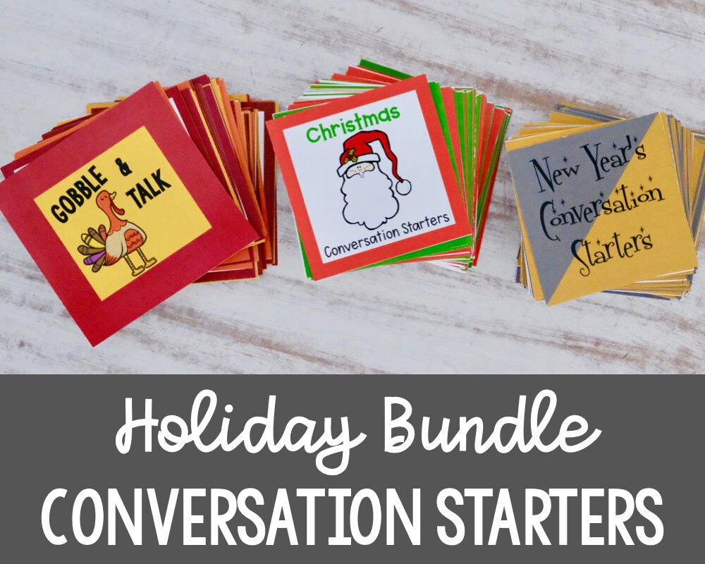 Holiday Bundle of Conversation Starters for Families - Printable ...