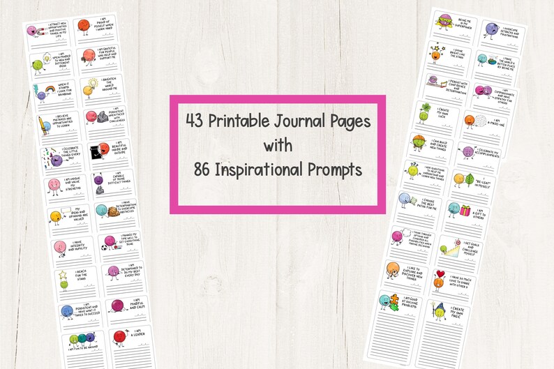 Affirmation Journal for Kids Mindfulness and Positivity | Etsy