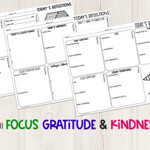 Guided Journal Pages for Kids - Student Reflections - Journal Prompts ...