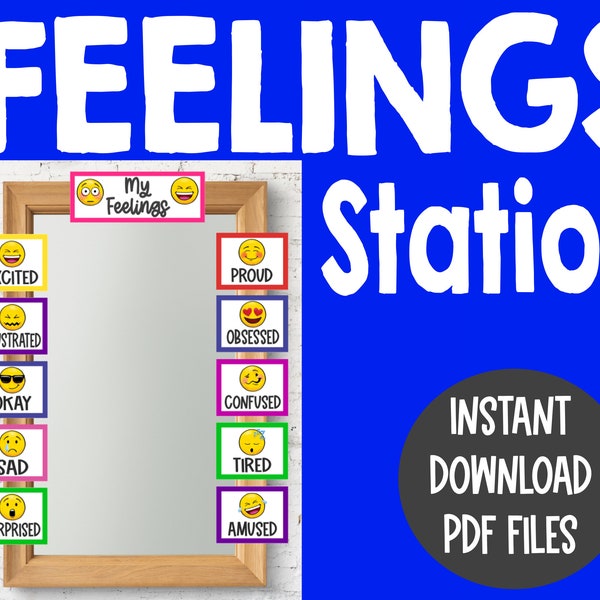 Feelings Bulletin Board - Etsy
