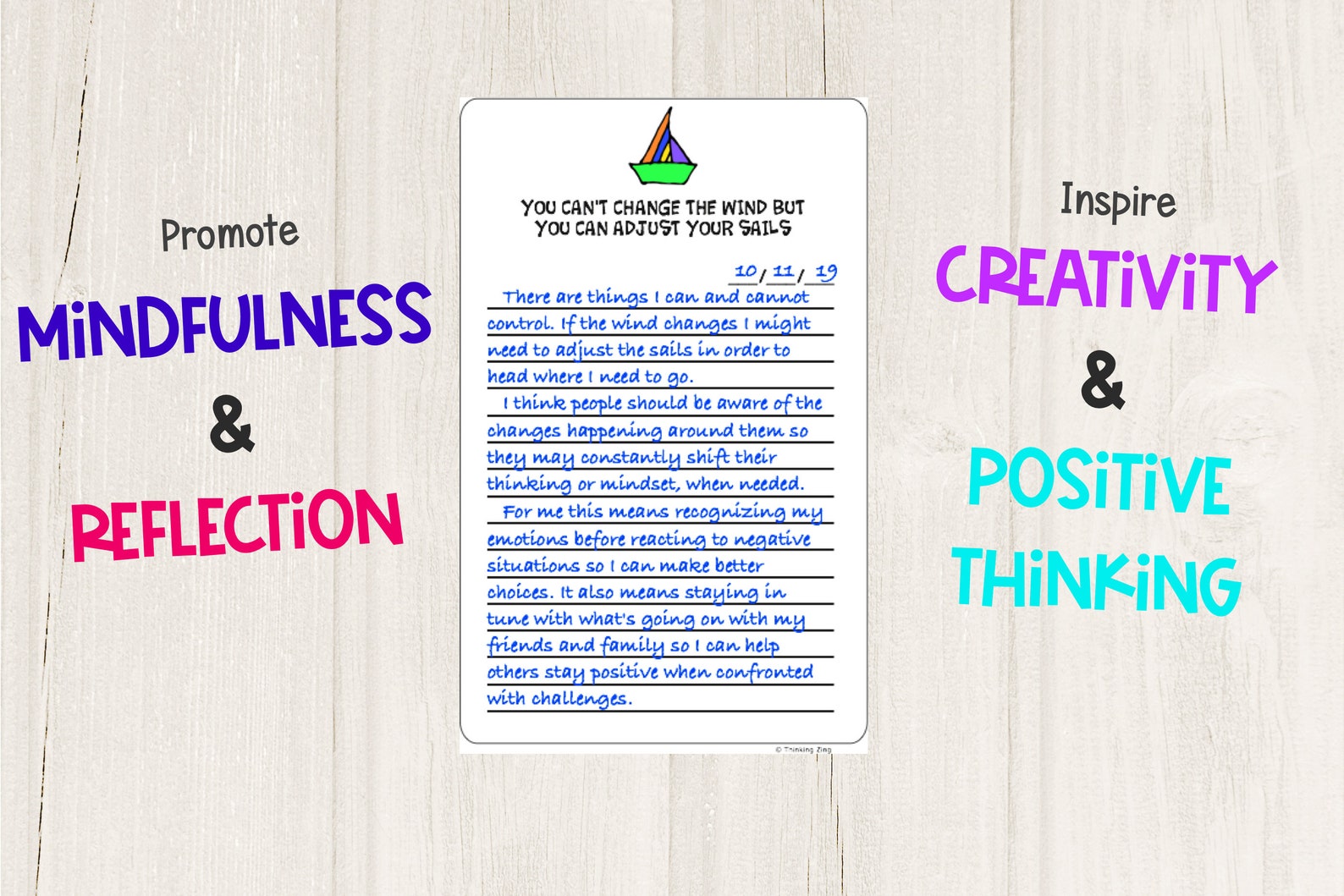 Positive Thinking Journal for Kids - Reflection and Mindfulness ...
