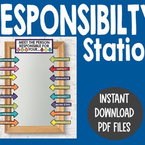 Meet the Person Responsible - Classroom Decoration - Mirror Bulletin ...