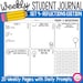 Guided Journal Pages for Kids Student Reflections Journal Prompts for ...