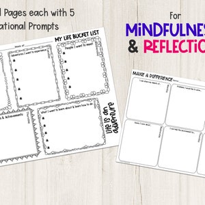 Printable Daily Guided Journal Pages for Kids - SET 1 Journal Prompts ...