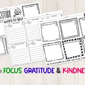 Printable Daily Guided Journal Pages for Kids - SET 1 Journal Prompts ...