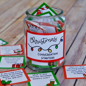 Christmas Conversation Starters for Families and Friends - Christmas ...