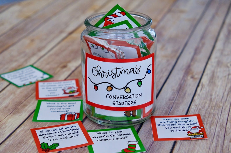Christmas Conversation Starters for Families and Friends - Christmas ...