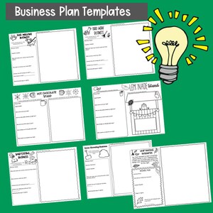 Kid's Business Planning Guide: Business & Marketing Plan Templates ...
